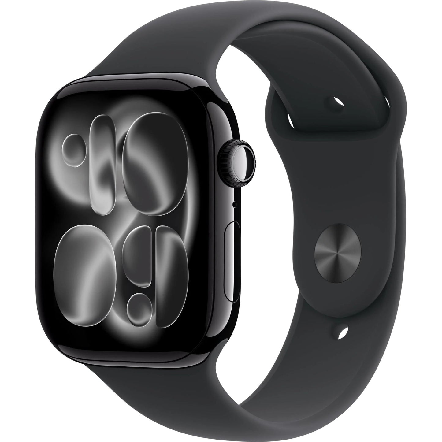 Apple Watch Series 11 46mm Jet Black Aluminium Case GPS Sport Band (M ...