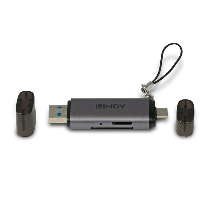 Lindy USBC/A SD Card Reader – Tristar Online