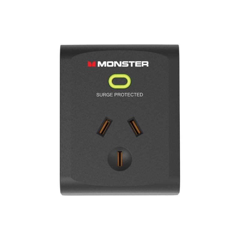 Monster 1-Port Surge Black – Tristar Online