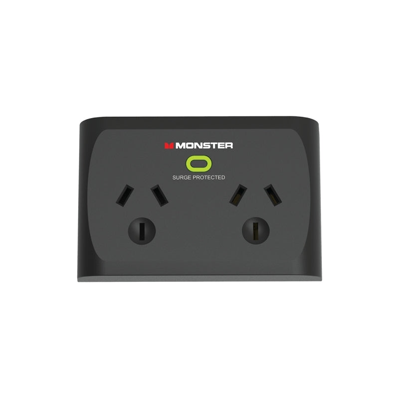 Monster 2-Port Surge Black – Tristar Online