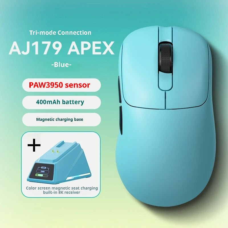 Tri-Mode Wireless Gaming Mouse with 8000Hz Polling Rate, PAW3950 Senso ...