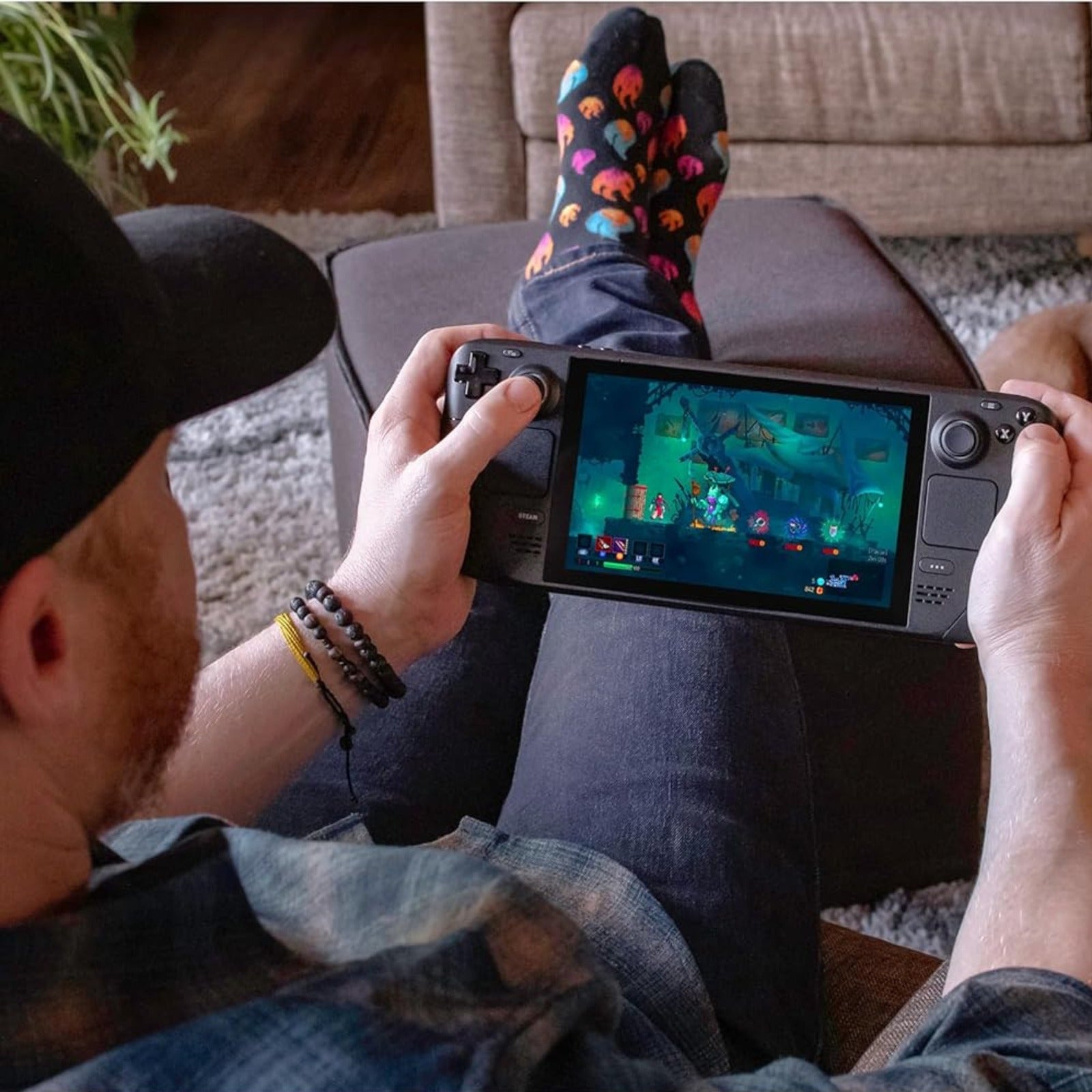 Valve Steam Deck 512GB Handheld Video Gaming Console - Black ...