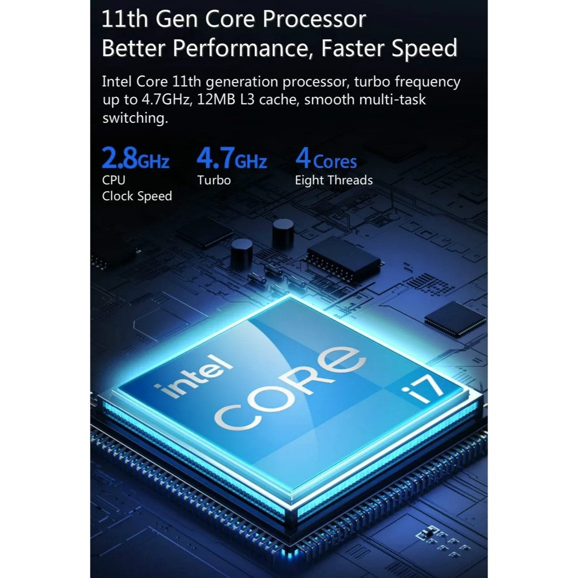 Trion Infinity 700 15.6" 11th Gen Laptop i7-1165G7 Intel Iris Xe ...